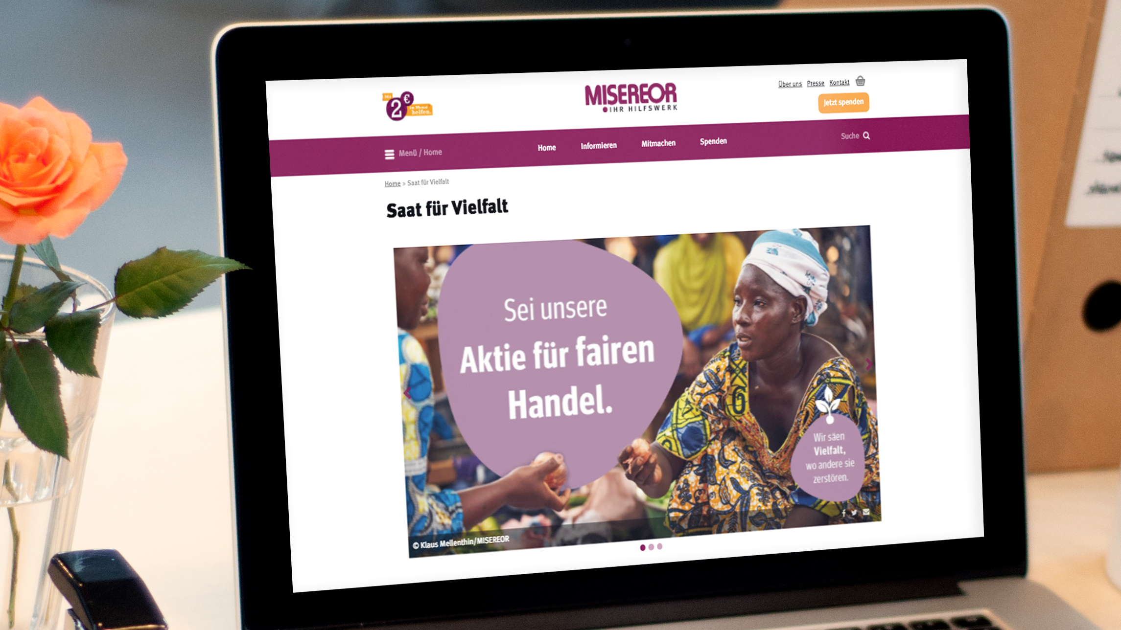 Quick Reaction Kit für Misereor